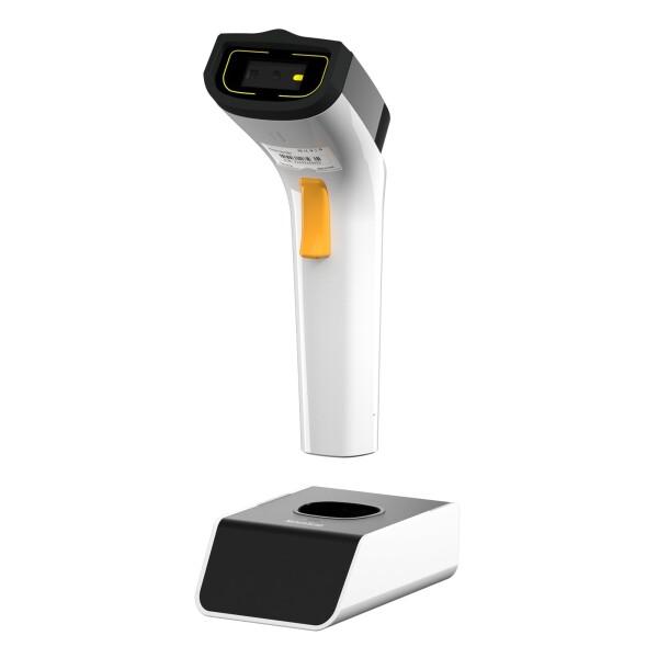 NetumScan Wi-Fi QRバーコードスキャナー、Bluetooth自動1D 2Dバーコードスキャナーは、在庫、POS、コンピューター、タブレット、iPhone、iPad、Android用のTCP/UDPネットワークプロトコルをサポ...