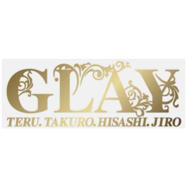 30ｃｍ GLAY カッティングステッカー商品コード：49079568740カラー：金30cm × 11cm