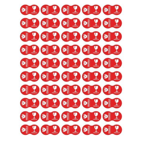 えいご 割れ物注意シール 荷札シール ステッカー シール フラジール 割れ物注意 取扱注意 海外 英語 国際 輸送 梱包 発送 郵送 宅配 (5x9cm, 個, 50)商品コード：49079577130型番：Y2B-TAGサイズ：5x9cm...