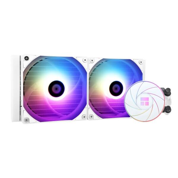 Thermalright AQUA ELITE 240 WHITE ARGB 水冷CPUクーラー、240冷却列サイズ、120mm PWMファン×2、S-FDBベアリング、AMD/AM4/AM5、INTEL LGA1150/1151/1155...