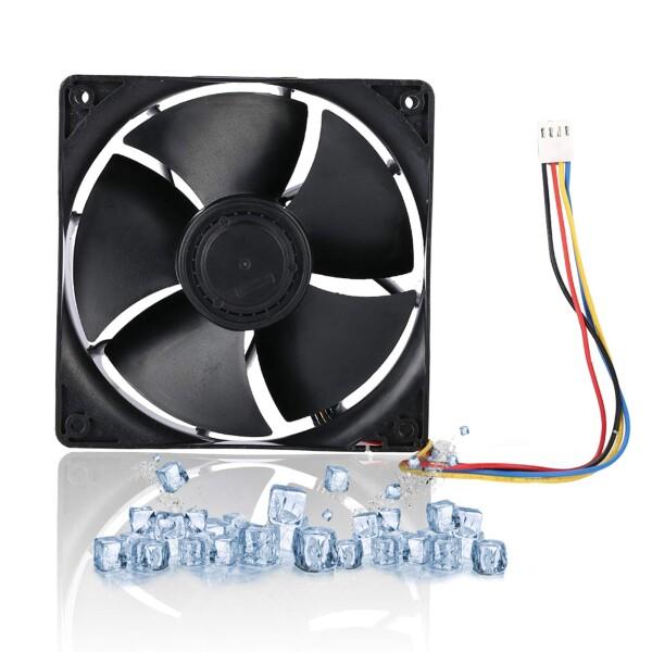 Mugast 7000RPM 超高速 CPU冷却ファン CPUクーラー 36W 3A 4ピン 静音タイプ 高風量 高回転速度 Antminer適用 冷却ファン 熱放散 15 x 13 x 4.5 cm商品コード：49079577869