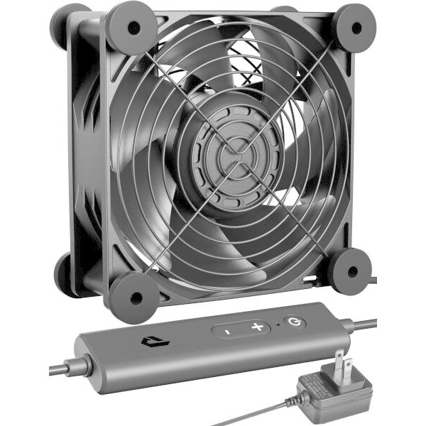 Novonest 120mm x 38mm DC 12V換気扇 冷却ファン pcファン 小型ファン 1000-3300RPM 5段階風量調整 静音 ミニファン dcファン 12v「D1K1」商品コード：49079577996サイズ：120m...