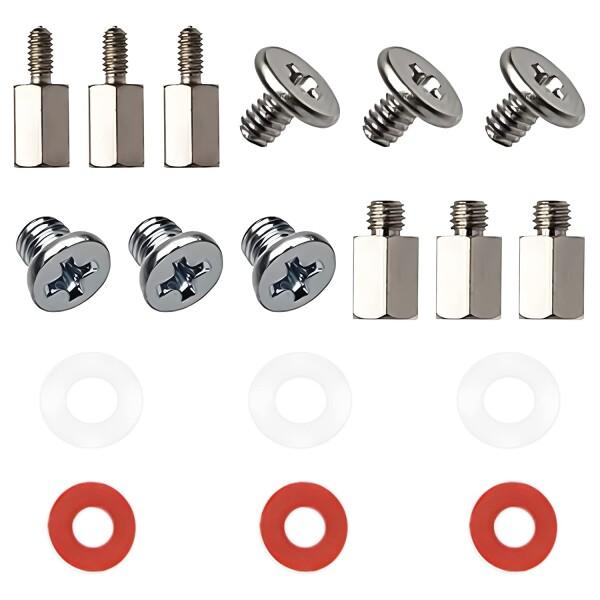 Singertop M.2 SSD固定用ミリネジ M.2ネジキット NVMeネジm.2 SSD取り付けキット Msi /Gigabyte用のM2 NvmeSSDネジ M.2 Nvme SSDネジ+スペーサー商品コード：49079578433...