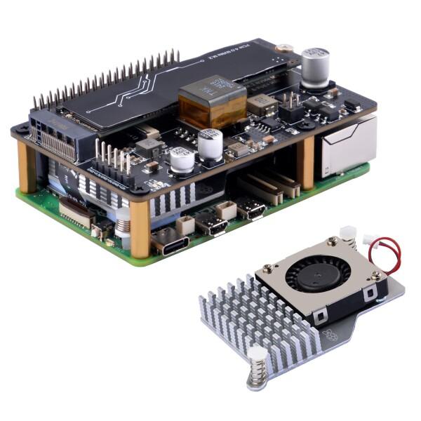 GeeekPi P33 M.2 NVME M-Key PoE+ ハット、Raspberry Pi 5用、公式Raspberry Pi 5アクティブクーラー付き、M.2 NVMe SSD 2230 2242 2260 2280をサポート商品コ...