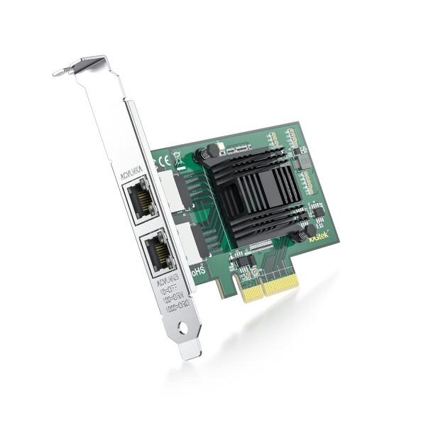ipolex 1Gbps LANカード ネットワークカード Intel I350AM2チップセット Intel I350-T2 デュアル RJ45ポート PCI-E2.1X4 NIC商品コード：49079579521型番：I350-GE-2...