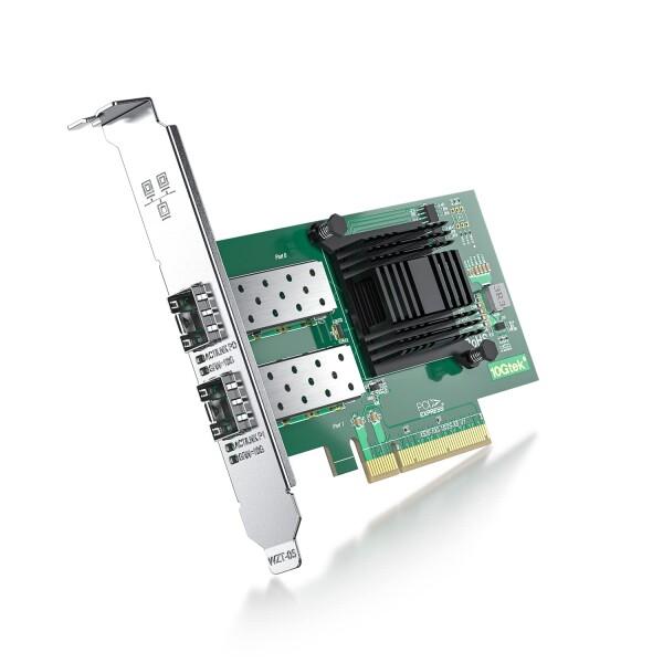 ipolex 10Gネットワークカード Intel X520-DA2/X520-SR2 82599ES 純正ボード（チップ）実装,デュアルSFP+ポート,PCI-E X8, PCサーバ用商品コード：49079579522型番：X520-DA...