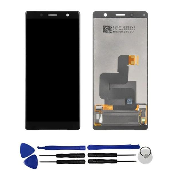 OYOG Xperia XZ2 Compact SO-05K H8324 LCD 画面修理交換用 タッチパネル 液晶パネル ガラス スクリーン修理パーツ デジタイザ 修理工具セット付き(黒)商品コード：49079579631型番：Sony-...