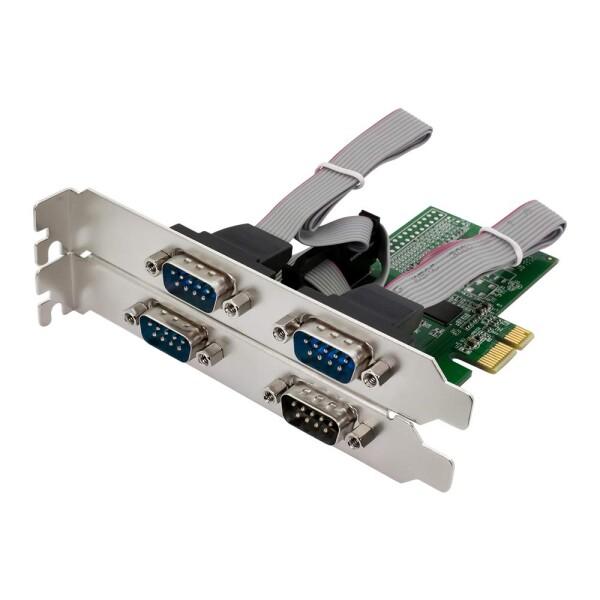 【発売日：2020年05月01日】オウルテック PCI-Express2.0接続 RS232×4ポート D-sub9ピン インターフェースカード 1年間製品保証 OWL-PCEX2RS232X4商品コード：49079580187型番：OWL...