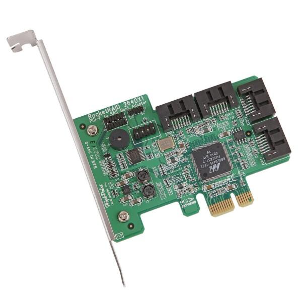 High Point RAIDカードSAS3Gb/sRocketRAID 2640x1商品コード：49079580233型番：RocketRAID-2640X1PCI-e x1SAS/SATA 3Gb/s4 Internal Ports (...