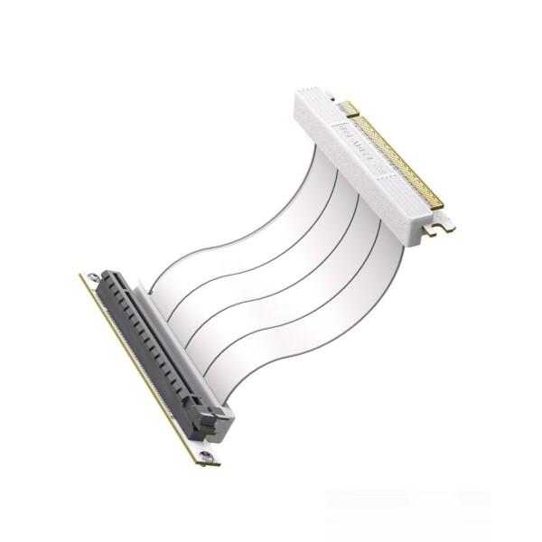 EZDIY-FAB PCIe 4.0 X16ライザーケーブル 高速シールド垂直GPUマウント用 PCI-E Gen4対応 延長ライザーカード 90度直角コネクタ 白 - 11.5cm 90度商品コード：49079580521型番：EZDPC...