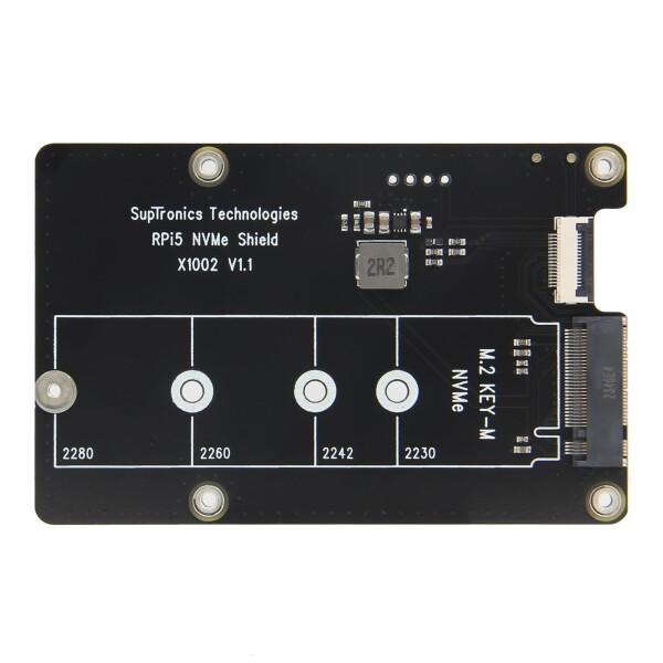 Geekworm X1002 V1.1 PCIe NVMe M.2 SSD 2280拡張ボード、Raspberry Pi 5に適用商品コード：49079581891型番：X1002注意:Raspberry Pi 5とNVMe M.2 SSD...