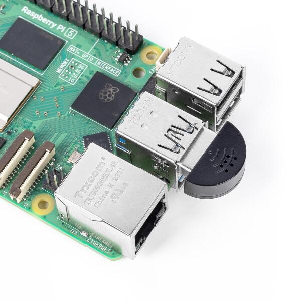 SunFounder 超小型 USBミニマイク,無指向性 PCマイク,ドライバー不要,USB2.0 Skype/VOIP音声認識ソフトウェア,Windows PC/Mac/Raspberry Pi 4B/3B+/3B/2B/1B+/1B/用...