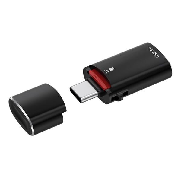 AXYO Type-C カードリーダー MicroSDカード対応 OTG 3.0 変換アダプタ 汎用 アルミ合金製 USB タイプCポートのデバイスに対応 ブラック商品コード：49079582841カラー：ブラック【USB-C カードリーダ...