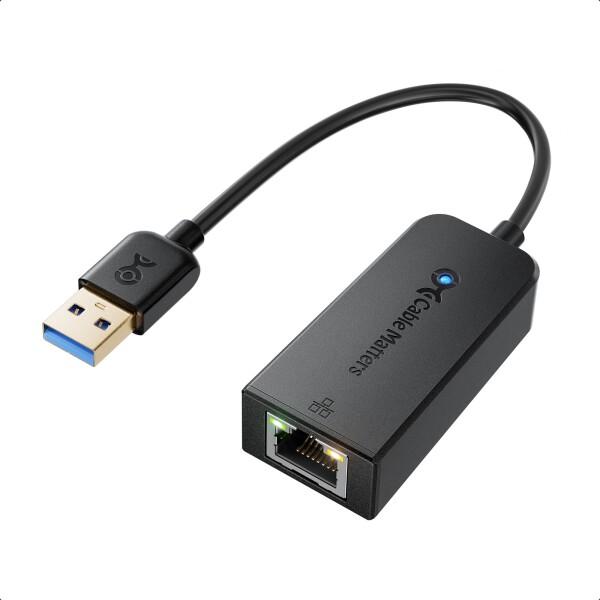 Cable Matters 有線LANアダプタ USB 3.0 - ギガビット イーサネット アダプター、USB 3.0-10/100/1000Mbps 高速 RJ45, 高速 RJ45 ギガビットイーサネット LAN ネットワークアダプタ...