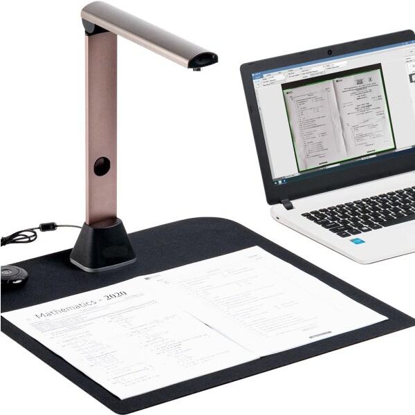 iCODIS ドキュメントスキャナー 非破壊ブックスキャナー Windows専用: 1500万画素 自動平坦化・OCR文字認識 A3サイズ対応 9灯LED照明付き 書画カメラ コンパクト 超薄型 オフィス/自炊/図書館用 家庭・業務兼務商品...