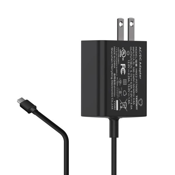 TRASKIT Raspberry Pi 5 対応/専用電源アダプタ、ラズパイ5 電源 PD 27W 5.1V 5A Type C、PSE認証 、ケーブル長1.5M 、ラズベリーパイ5対応(黒)商品コード：49079585473型番：MKE...