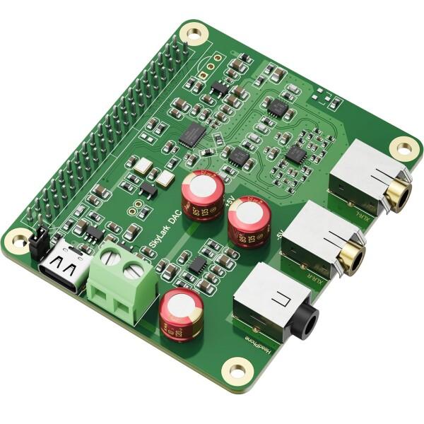 InnoMaker HiFi DAC Pro Hat ES9038Q2Mチップ搭載 Raspberry Pi 5/4/3B+/3B/Zero対応 - ハイレゾオーディオカード (PCM 384KHz/32bit &amp; DSD512)、...