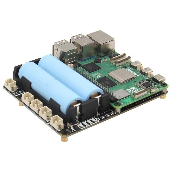 Geekworm Raspberry Pi 5 UPS 電源管理拡張ボード (X1201)、ラズベリーパイ 5のみに適用商品コード：49079585516型番：X1201【注意】Pi 5とバッテリーなどは付属していません!X1002 /X1...