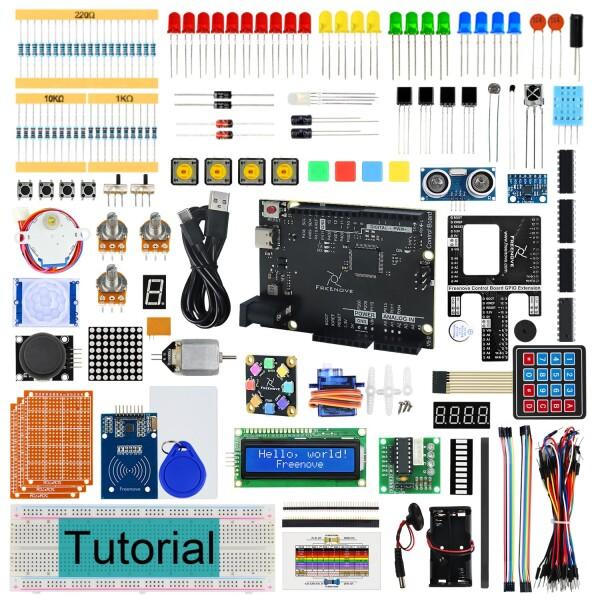 Freenove アルティメット スターターキット ボードV5 Rev4 Mini（Arduino IDEに対応）、Arm Cortex-M4 マイクロコントローラー、399ページの詳細なチュートリアル、220アイテム、78プロジェクト商品...