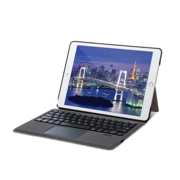 Ewin iPad 9.7 対応 キーボード付きケース 第6世代 超軽量 タッチパッド搭載 ケース bluethooth 薄型 オートスリープ スタンド機能 ペンホルダー付き 2018/2017 ipad pro 9.7/ipad air/...