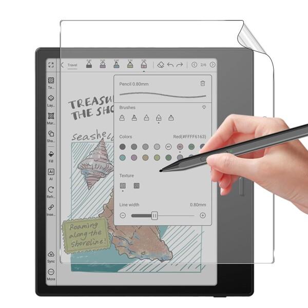 For BOOX Go Color 7 Gen II フィルム 7インチ Mosasa BOOX Go Color 7 （Gen 2） ペーパーライクフィルム 紙のような書き心地 反射防止アンチグレア スムーズ 指紋防止 気泡防止 紙のよう...