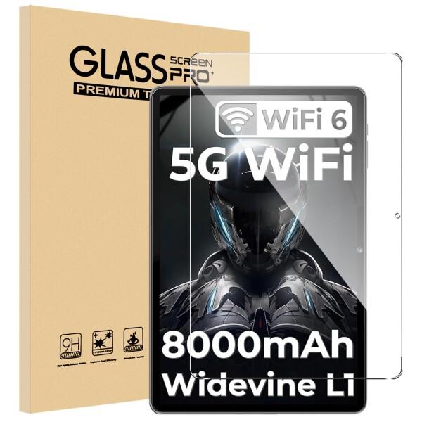 For OUKITEL OT6 フィルム 10インチ Mosasa OUKITEL タブレット 10インチ ガラスフィルム 衝撃吸収 9H硬度 飛散防止 2.5Dラウンドエッジ 自動吸着 気泡ゼロ 高透過率 高感度商品コード：4907958...