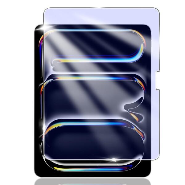 For iPad Pro 13インチ 2024 用の ガラスフィルム ブルーライト軽減 For iPad Pro 13 (M4)インチ/iPad Air 13 (M2)インチ 2024 用の 保護フィルム アイパッド プロ 13フィルム 強...