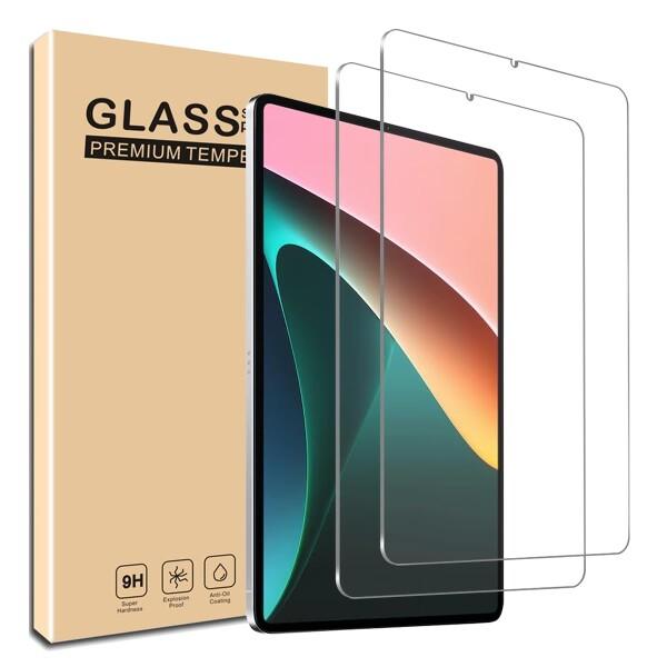 Huy Xiaomi Pad 5/Pad 5 Pro フィルム 表面硬度9H Xiaomi Pad 5/Pad 5 Pro 保護フィルム ワンタッチ貼付け 気泡ゼロ 衝撃 Xiaomi Pad 5/Pad 5 Pro 用の ガラスフィルム ...
