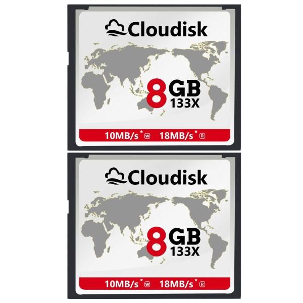 Cloudisk 2Pack Compact Flash Card (8GB)商品コード：49079589345型番：CF*2サイズ：8GBカラー：8GBより良い互換性:Compact Flash対応のデジタル一眼レフやその他の機能豊富なコ...