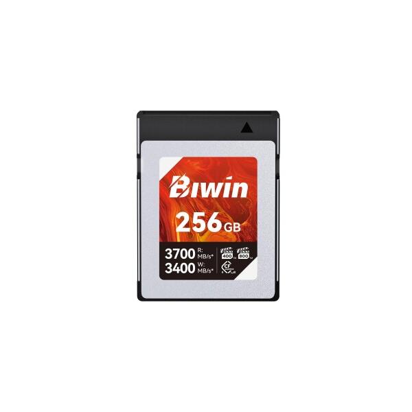 Biwin Amber CB500 CFexpress 4.0 TypeB 256GB メモリカード VPG400 最大読み出し速度3750MB/s 最大書き込み速度3500MB/s 超高速連写 最低3400MB/s継続書込速度 RAW撮影...