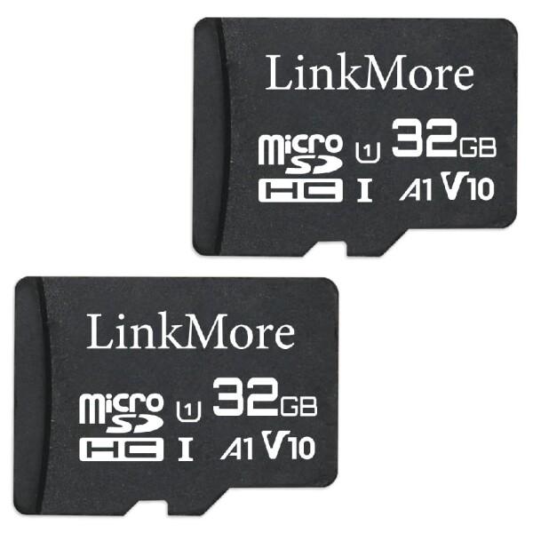 LinkMore 32GB MicroSDHCカード U1 / A1 / V10 / SDアダプター付 (最大読込90MB/s)商品コード：49079589404型番：Micro-SD-card-XV11サイズ：32GB 2枚セットカラー：...