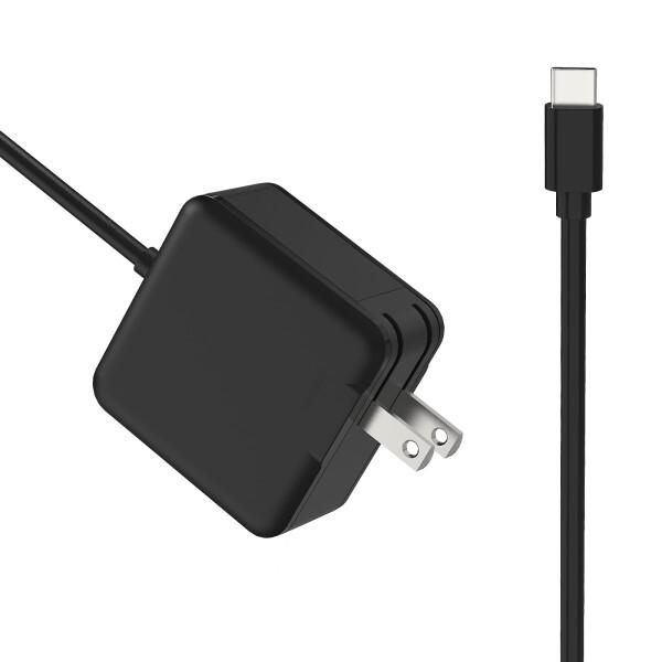 65W USB-C 充電器 PD PPS対応 GaN ACアダプター Type-C ノートパソコン充電器 タイプC 急速充電器 20V 3.25A ノートPC電源アダプター 小型 折畳めプラグ Cタイプ ノートPC急速充電器 for Dyn...
