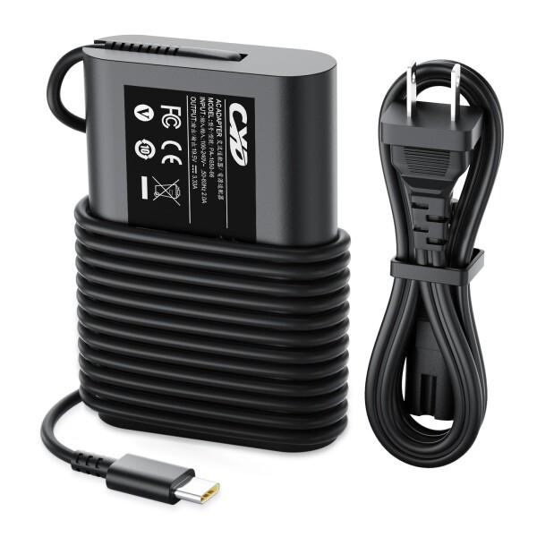 Acアダプター 65w Type-c 小型, CYD UBS C AC アダプター HP対応で Lenovo用です Dell対応で NEC Chromebook Thinkpad X1 Carbon Adlx45ycc2a Adlx45yc...