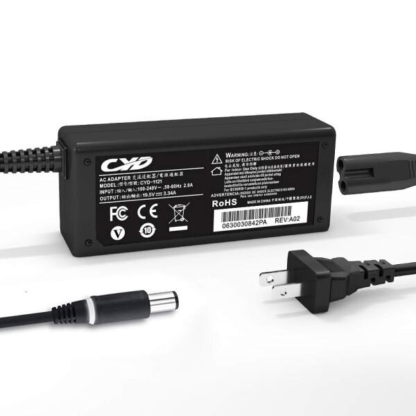 CYD 3.34A 19.5V 65W互換対応 Dell-ノートパソコン-ACアダプタ電源 Dell-Chromebook 11 3120 Inspiron 11 3125 Latitude 14 Rugged 5404 3150 3160...