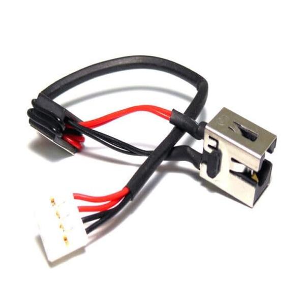 HSSDTECH DCインパワージャック充電ポート電源コネクタケーブル付き Lenovo 用 Ideapad S300 S400 S405 S410 S415 S435 S40-70 90201492 DC in Power Jack Ch...