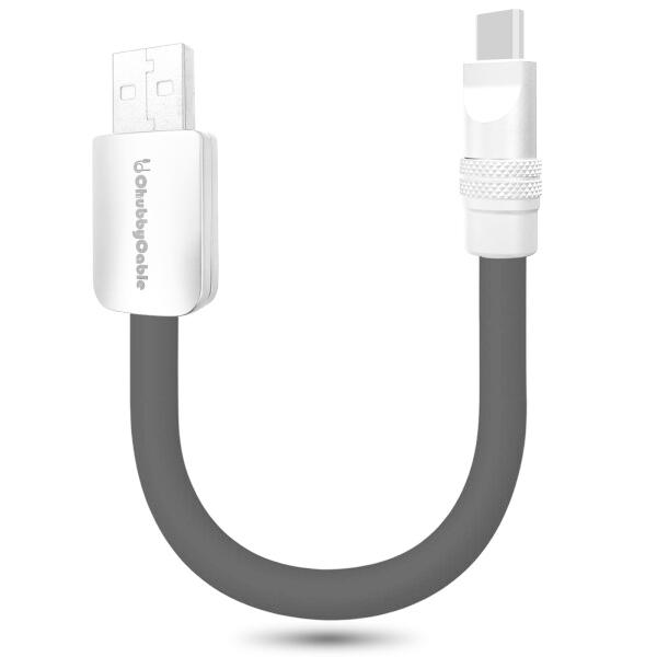 chubbycable USB-C to USB-Cケーブル 短い 240W急速充電 ソフトシリコン製 高耐久性 Type-Cケーブル 高速データ転送コード iPhone 17/16/15シリーズ iPad 対応（ブラック、0.3m）商品コ...