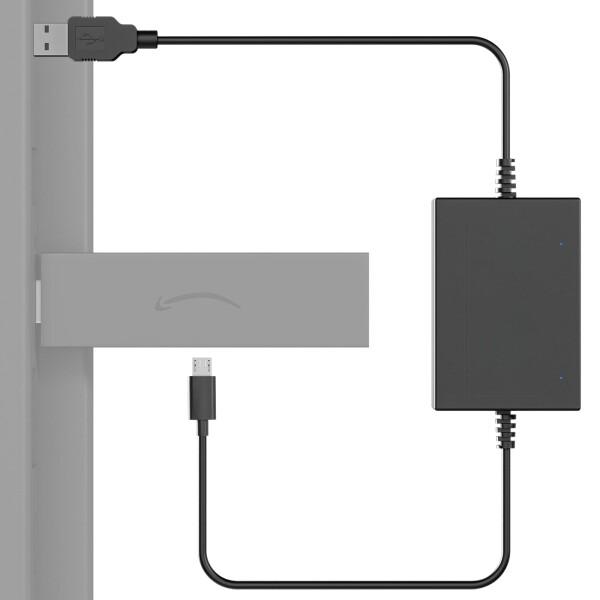 F1TP USB給電ケーブル アダプター Fire Stick対応｜テレビUSBポートから直接給電 ストリーミングTVスティック用（ACアダプター不要・配線スッキリ）商品コード：49079593911型番：F1TP-1テレビUSBポートから...