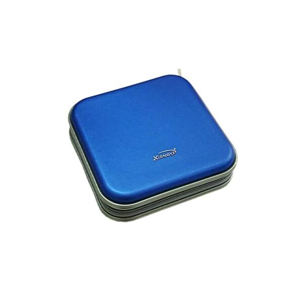 DVD CDケース CDケースポータブル 40枚収納 blu-ray 大容量 省スペース ディスク収納ケース ポータブルメディアケース ディスクケース（ブルー）商品コード：49079594289型番：00001大容量&amp;高収納力:40...