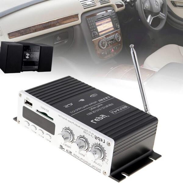 LP-A7USB Lepyデジタルプレーヤー車パワーハイファイステレオオーディオ増幅器2CH 20W RMS家AMP SD CD DVD MP3FM商品コード：49079594314型番：LP-A7これは、SD/MMCカードとUSBインプッ...
