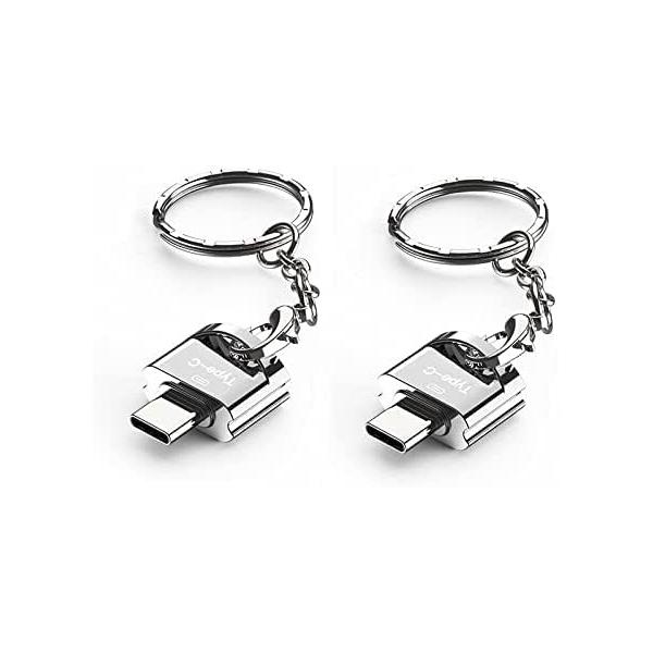 leizhan タイプC USB OTG ミニ変換アダプター Type-C USB3.0 変換 アクキー付き急速充電とデータ転送 (銀)商品コード：49079595075型番：TypeC-A-S2SLサイズ：3.0 TypeC-USBカラー...