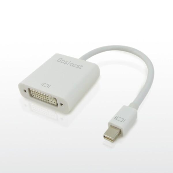 Basicest (TM) BAS1995 Mini Display Port → DVI 変換アダプタ商品コード：49079595108型番：BAS1995サイズ：約 13cmカラー：ホワイトMini Display Port(オス) →...