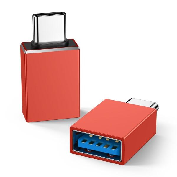 USB-C &amp; USB 3.1 変換アダプタ 2個セット Type-A to Type-C 最大5Gbps OTG対応 OTGコンバーター iPhone 17 Pro Max MacBook Pro 2021 MacBook Air...