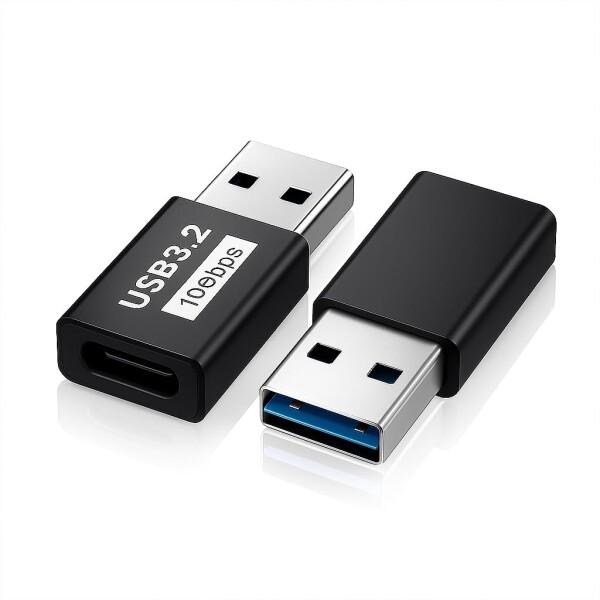 fine-R USB-C to USB-A 変換アダプター 2個セット 高速転送5Gbps Thunderbolt対応 Mac Windows Android対応（CtoA3.2）商品コード：49079595650型番：CtoA3-2サイズ...