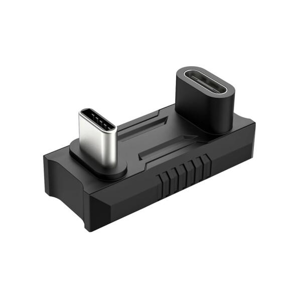 YFFSFDC USB Type C 方向 変換 アダプター U字 U型 180度角度付き USB3.2 PD充電 データ同期 タイプc type-c 変換アダプタ オス メス MacBook Air/Pro/ノートパソコン/Steam D...
