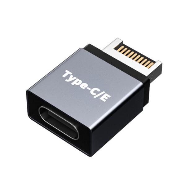 usb 3.1フロントパネルヘッドからtype c延長ケーブルType-E陽型-C陰アダプタusb 3.1 gen 2 10 Gbps Type-E回転Type-Cマザーボード拡張商品コード：49079595727型番：TRkinサイズ：T...
