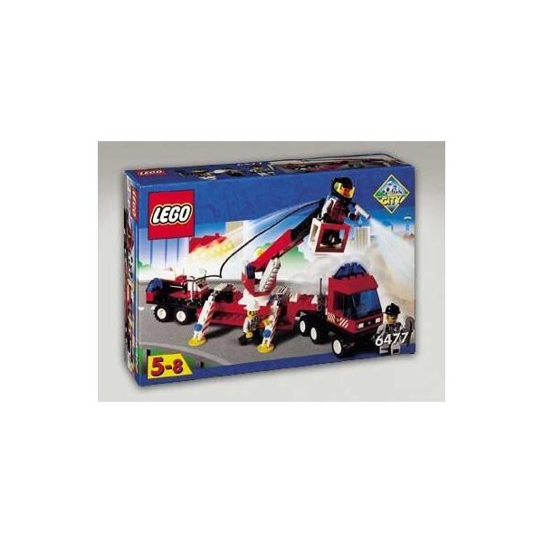Lego Fire Fighters' Lift Truck 6477商品コード：49081116033型番：6477Deploy the outriggers and extend the boom to battle the blaze...