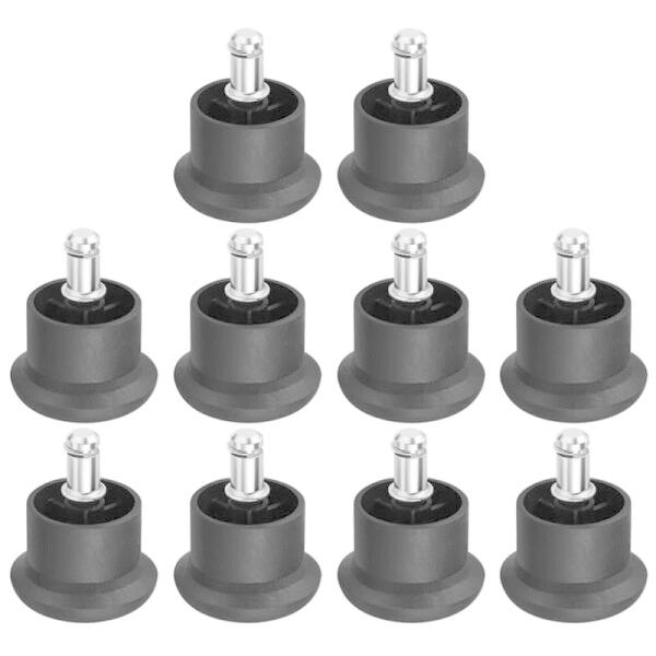 OSALADI チェア キャスター 固定 チェア用固定脚 床傷防止 転倒防止 静音 交換用 10個セット オフィスチェア ゲームチェア エグゼクティブチェアに適した商品コード：49081116282型番：1サイズ：6.50X4.50X4.5...