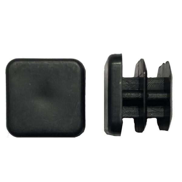 dexierp Protection Force 1/2" 13mm (パック 10) スクエア OD チューブ プラスチック インサート プラグ チューブ ポスト エンド キャップ チェア グライド SQI13X13-(10 パック)商品...
