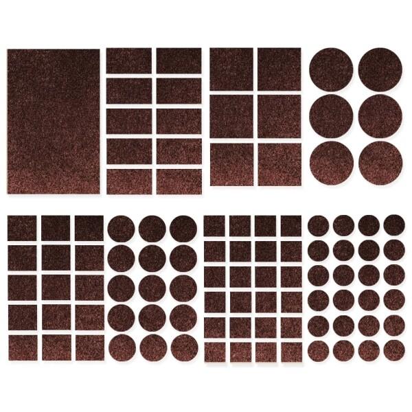 GEJ-Tech 家具保護パッド フェルト 家具パッド 床 保護 傷防止 101ピース イス テーブル (ブラウン)商品コード：49081116398型番：CM-3-25-50929-GEJ-Techサイズ：ブラウン 101pcsカラー：ブ...