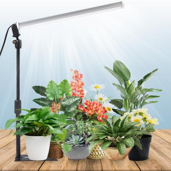 JCBritw 植物育成ライトT12バー スタンド付き LED 6500K白いフルスペクトルLED植物ライト 室内栽培 苗木栽培 顕花植物栽培向け水耕栽培ランプ 野菜工場 植物栽培工場 温室/園芸に適用商品コード：49081116849型番...